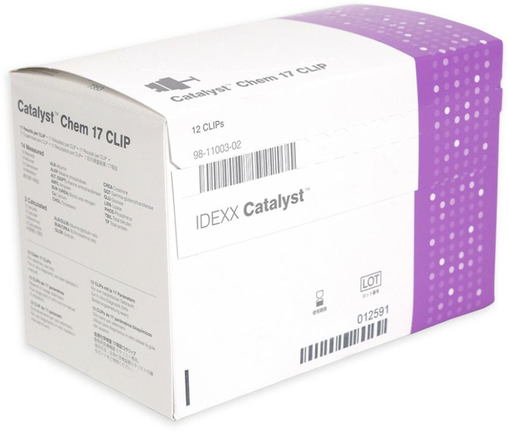 Catalyst CHEM 17 1 Packung à 12 Clips / IDEXX / Labor- und Praxisbedarf ...